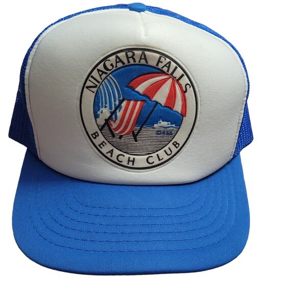American Vintage | Accessories | Vtg Niagara Falls Beach Club Hat 8s ...